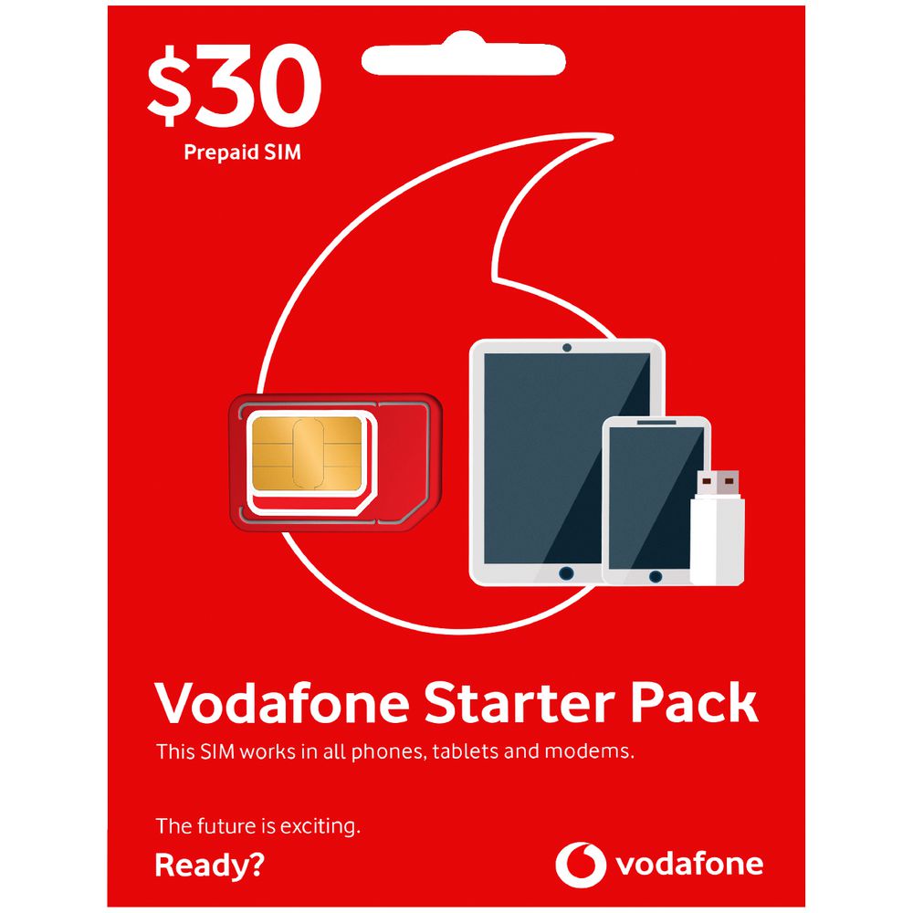 Vodafone Pre-Paid Sim Kit – DKONNECT
